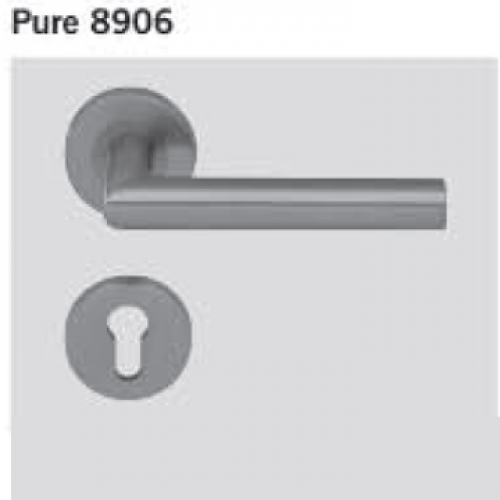 SS Lever Handle Dormakaba Pure 8906 - c/w rose and escutcheon (SS304)